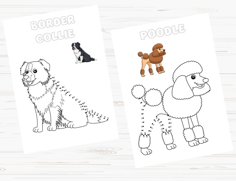 23 Dog Dot to Dot | Coloring Pages Kids and Toddlers | Connect the Dots ...