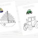 30 Vehicles Dot to Dot | Coloring Pages Kids and Toddlers | Connect the ...