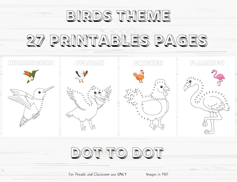27 Bird Dot to Dot | Coloring Pages Kids and Toddlers | Connect the ...