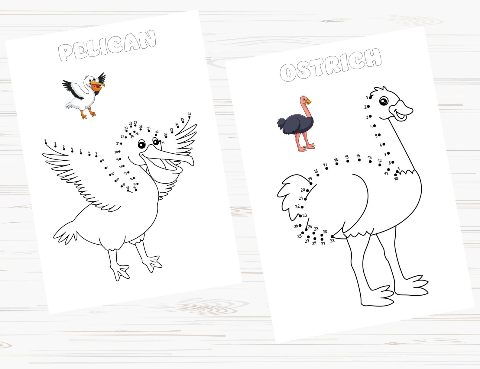 27 Bird Dot to Dot | Coloring Pages Kids and Toddlers | Connect the ...
