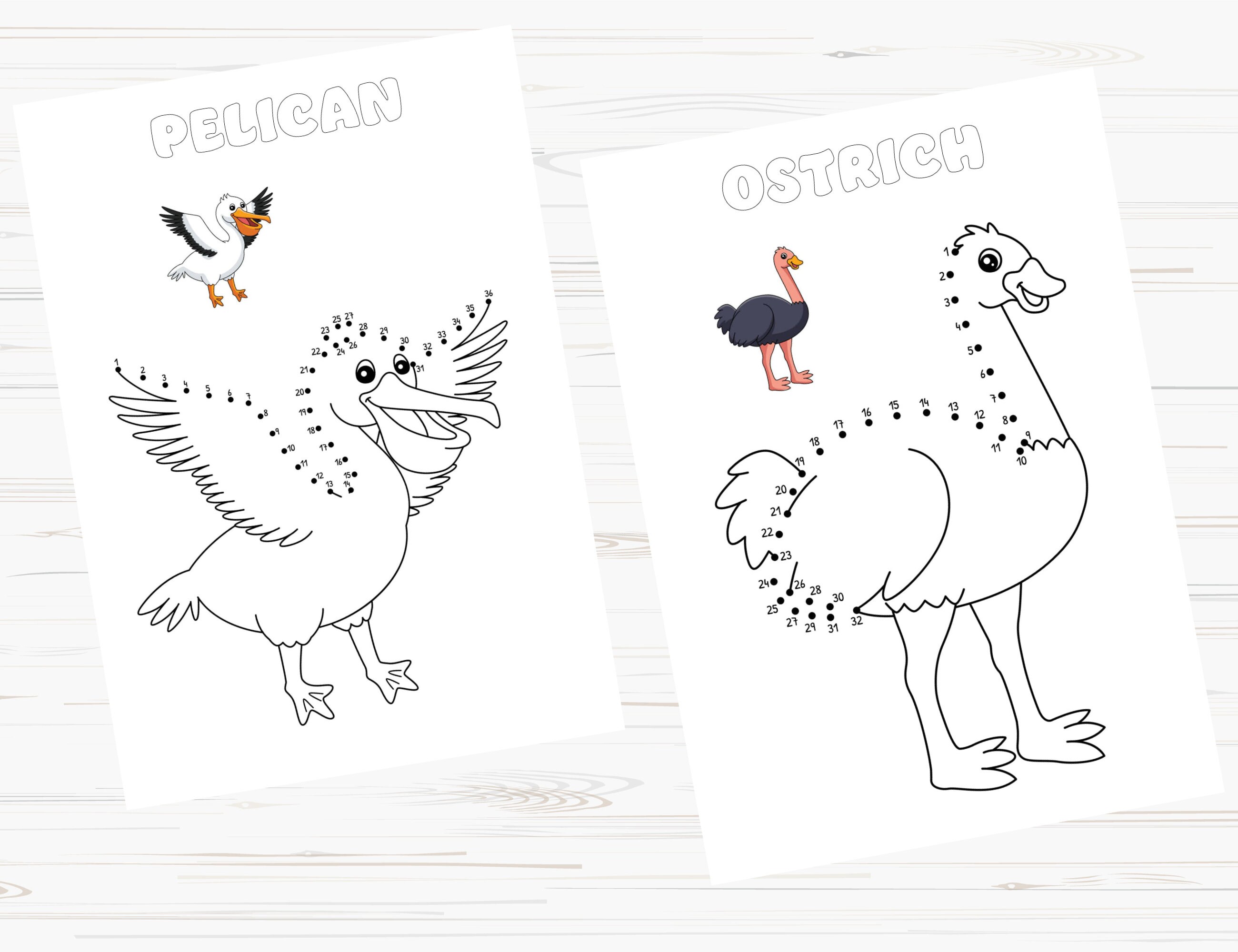 27 Bird Dot to Dot | Coloring Pages Kids and Toddlers | Connect the ...