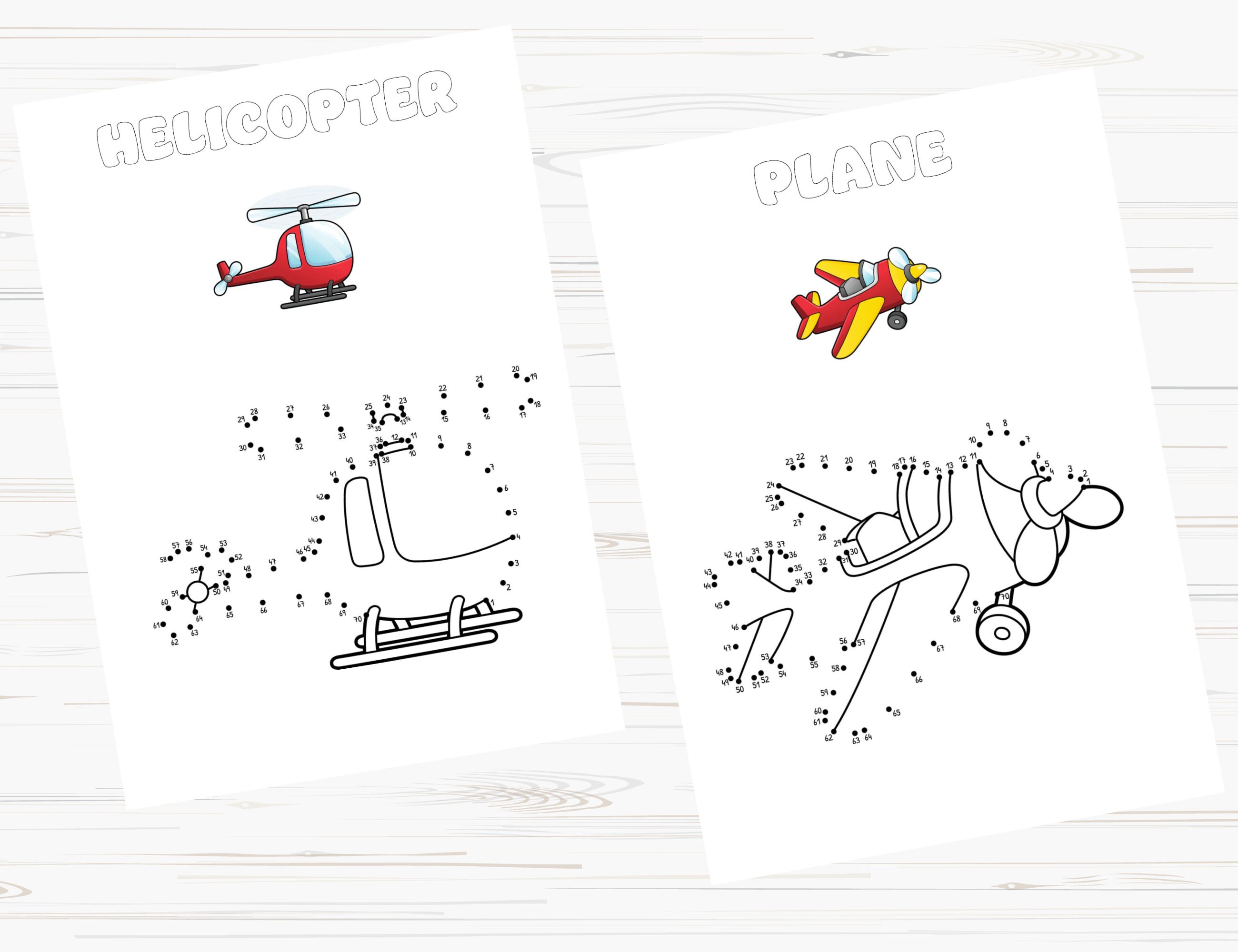 30 Vehicles Dot to Dot | Coloring Pages Kids and Toddlers | Connect the ...