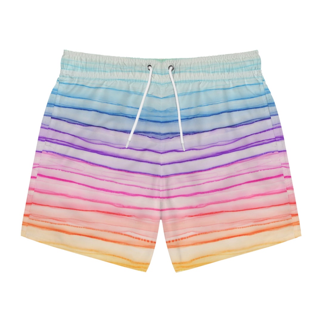 Rainbow - Swim Trunks - Etsy