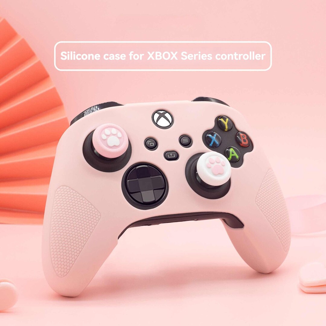 XBOX Series Controller Silicone Case included Cat Paw Joystick Caps ...