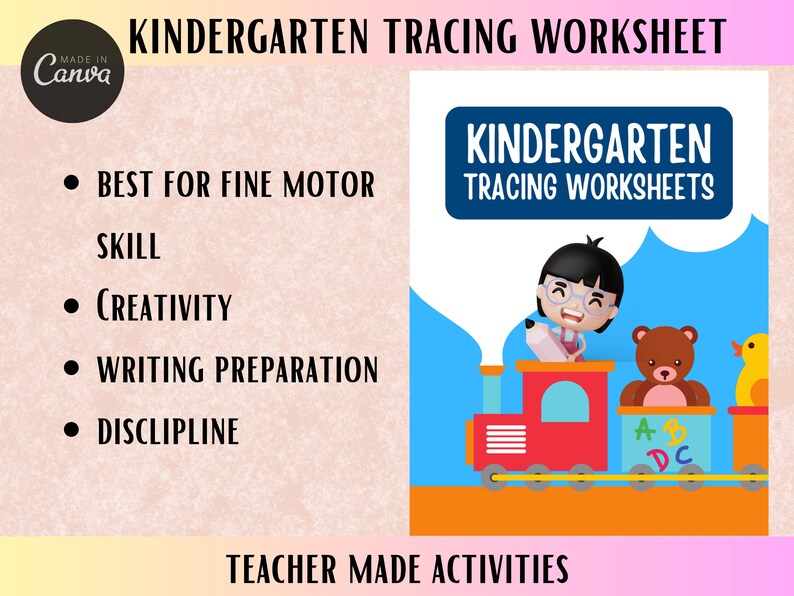 Interactive Preschool Tracing Worksheets, Trace Pages Printable ...