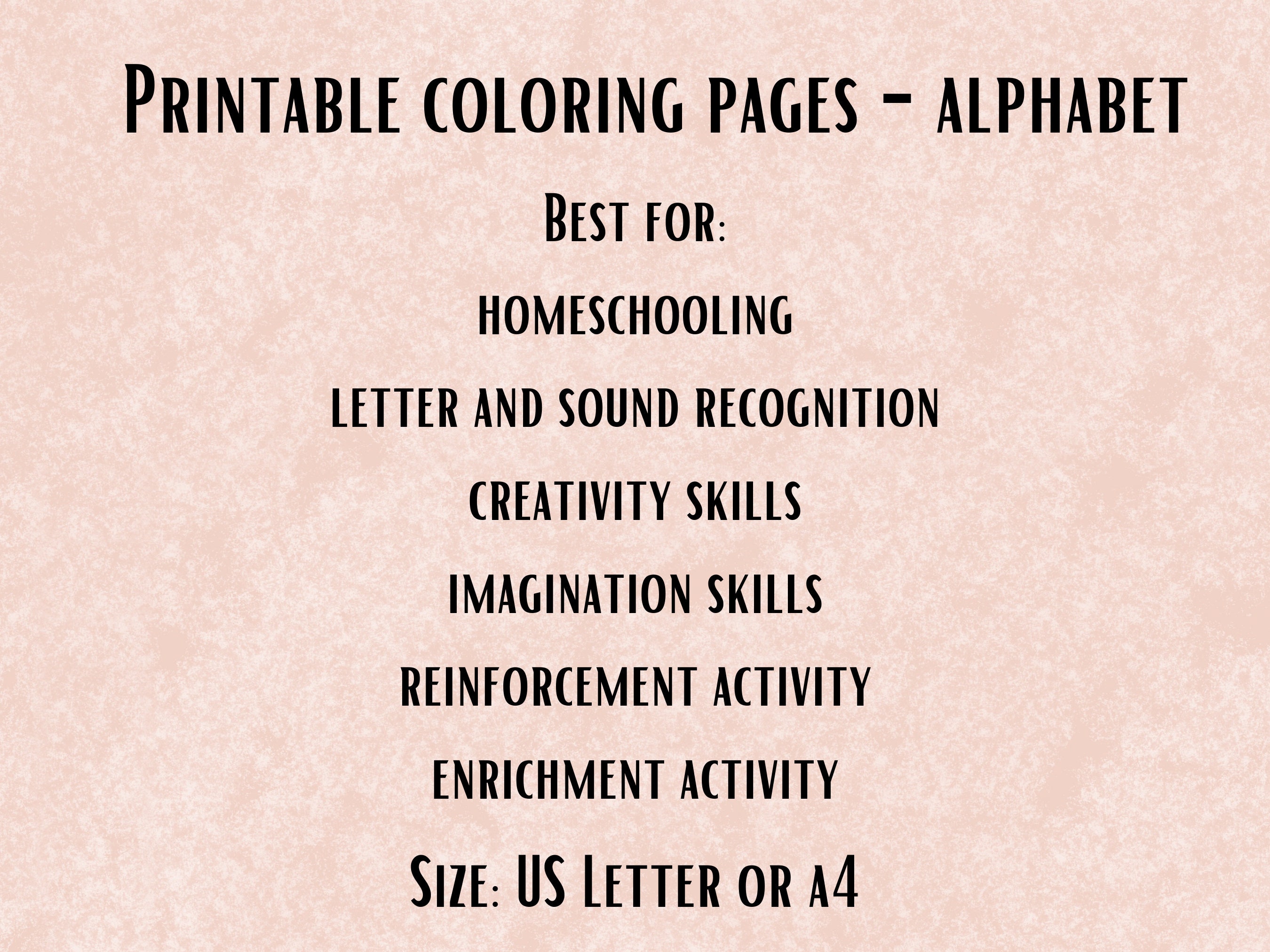 Printable Alphabet Coloring Pages Toddler Coloring Book Toddler ...