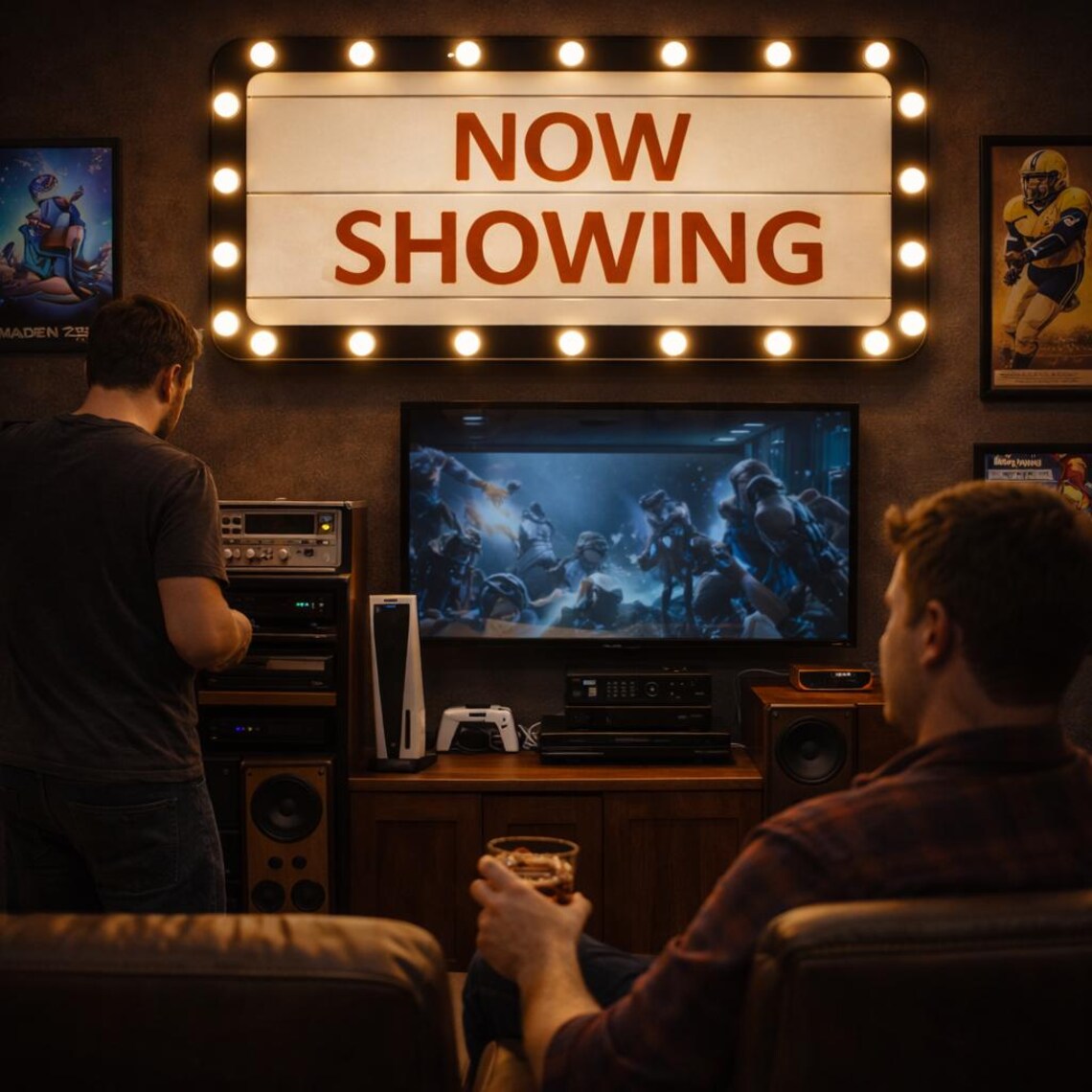 Now Showing Marquee Light Sign,movie Theater Light up Wall Decor,movie ...