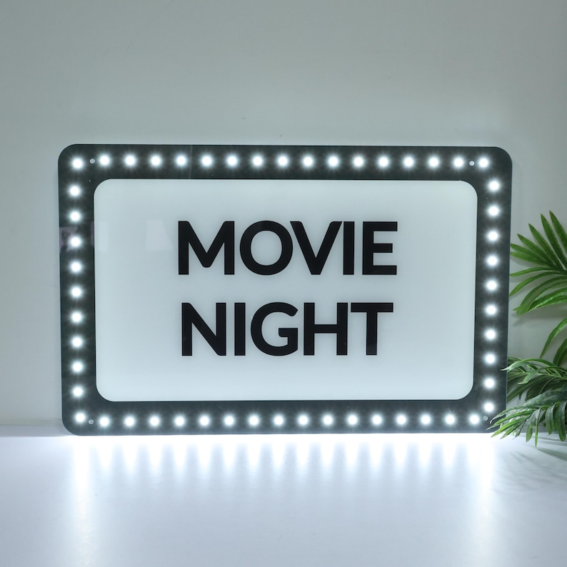 Custom Now Showing Marquee Neon Sign,movie Theater Light up Wall Decor ...
