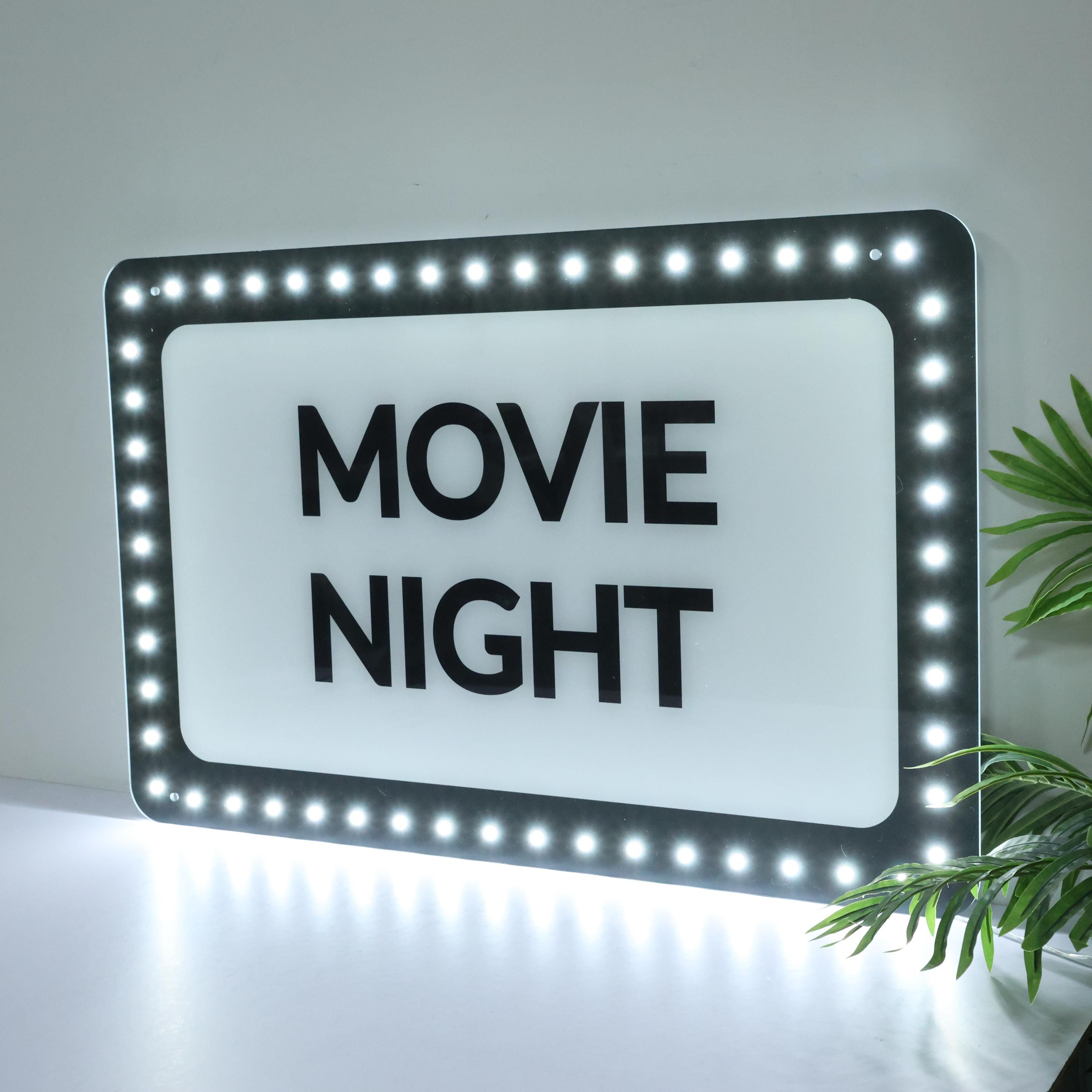 Custom Now Showing Marquee Neon Sign,movie Theater Light up Wall Decor ...