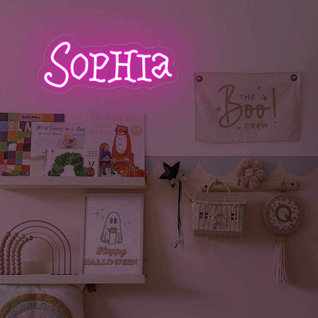 Custom Name Wonderland Neon Sign, Girl Room Decor, Wonderland Neon Sign ...