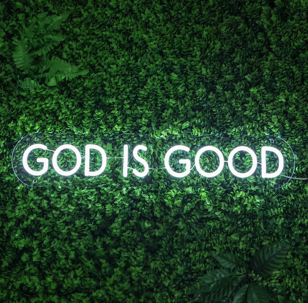 God is Good Custom Neon Sign, Gift for Christians, Jesus Lover Gift ...