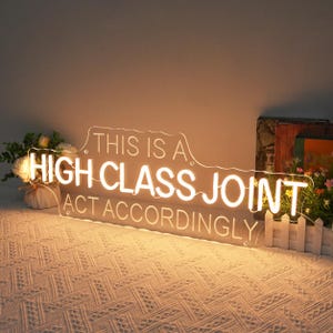 This is A High Classy Joint Neon Sign| Bedroom Neon Sign|cowboy Room ...