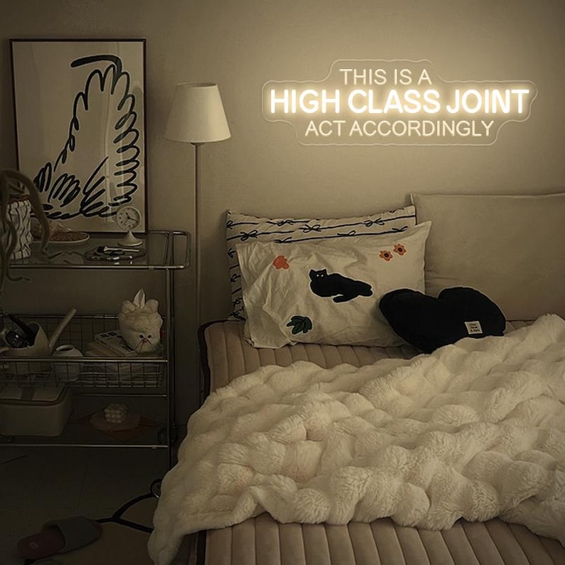 This is A High Classy Joint Neon Sign| Bedroom Neon Sign|cowboy Room ...