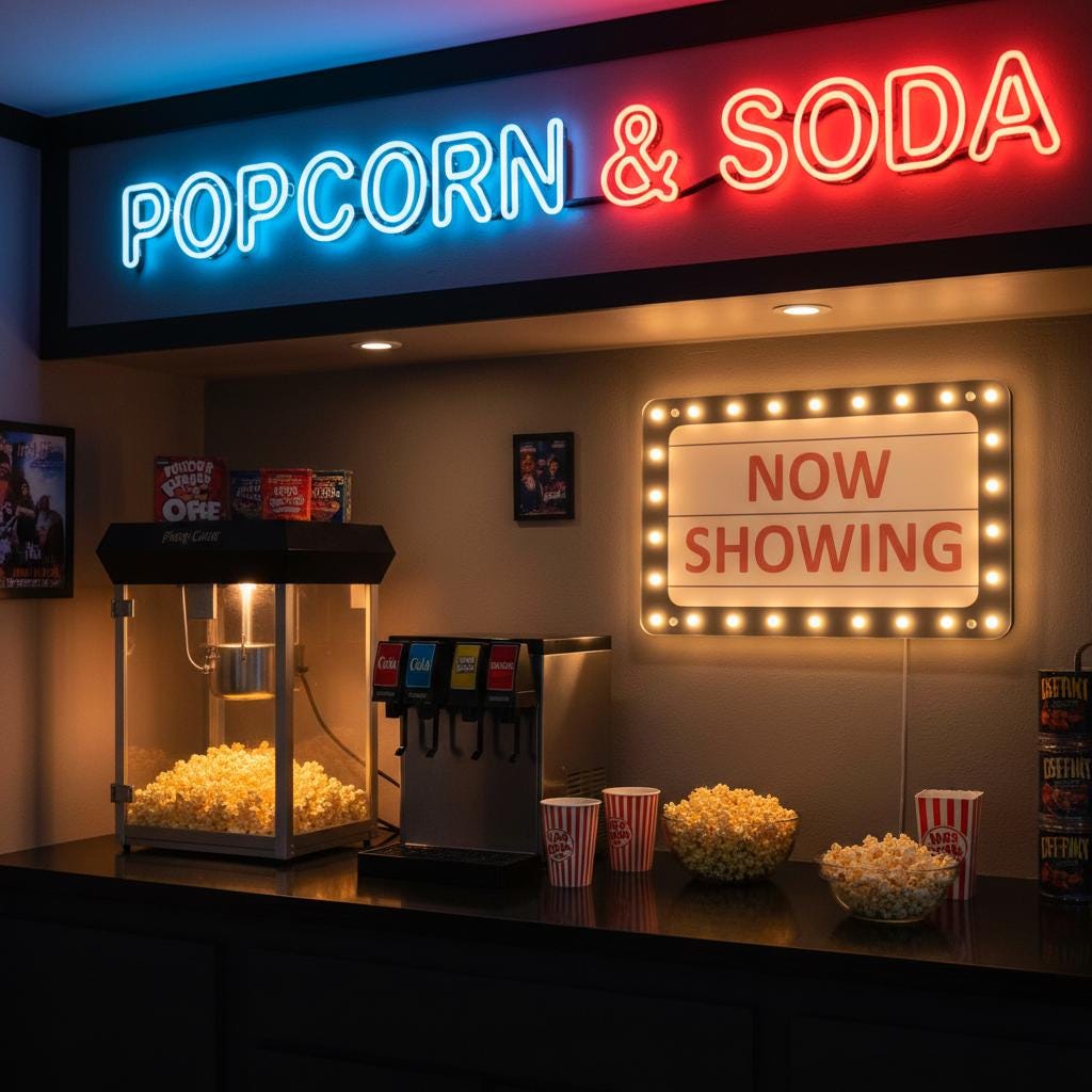 Custom Now Showing Marquee Neon Sign,movie Theater Light up Wall Decor ...