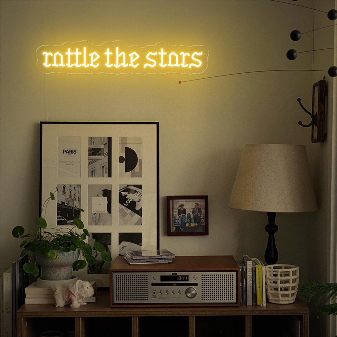 Rattle the Stars Sign| Reading Room Sign| Old English Font| Bookshelf ...