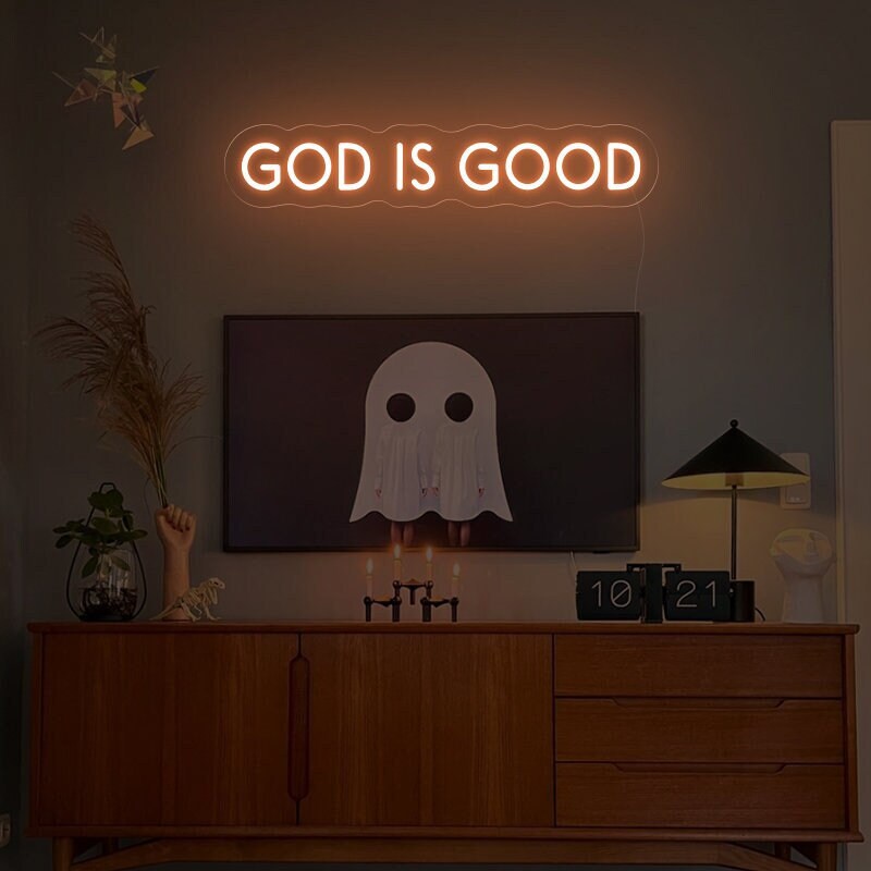 God is Good Custom Neon Sign, Gift for Christians, Jesus Lover Gift ...