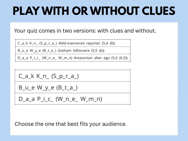 Soap Opera Anagrams Anagram Quiz: Fun Printable Trivia Game for Parties ...