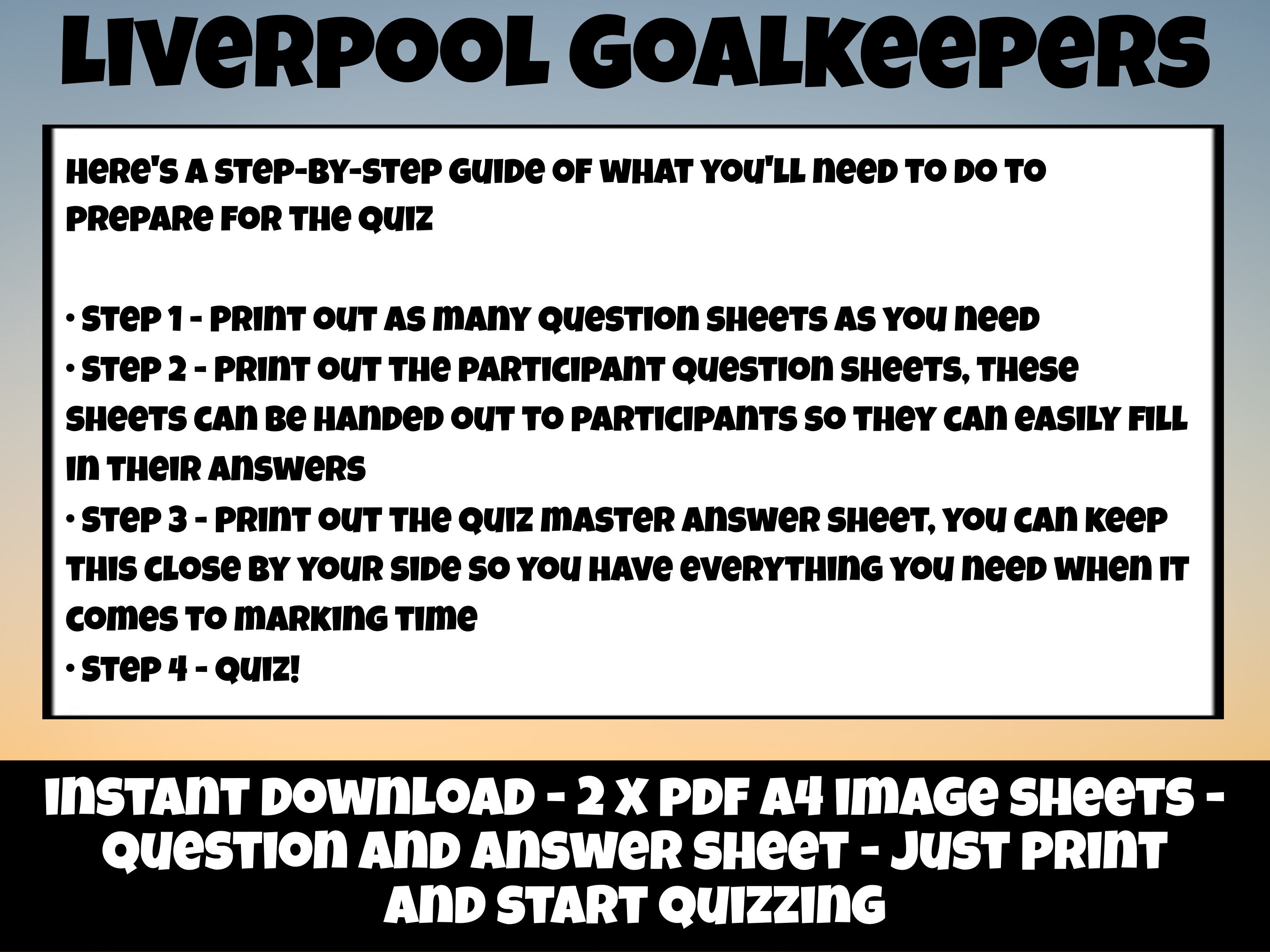 Liverpool Goalkeepers | Picture Quiz | Pub Quiz | Picture Round ...