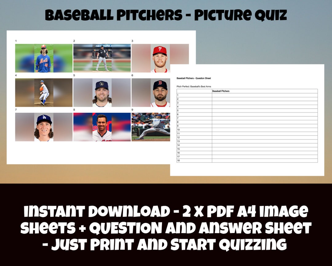Baseball Pitchers | Picture Quiz | Pub Quiz | Picture Round | Sports ...
