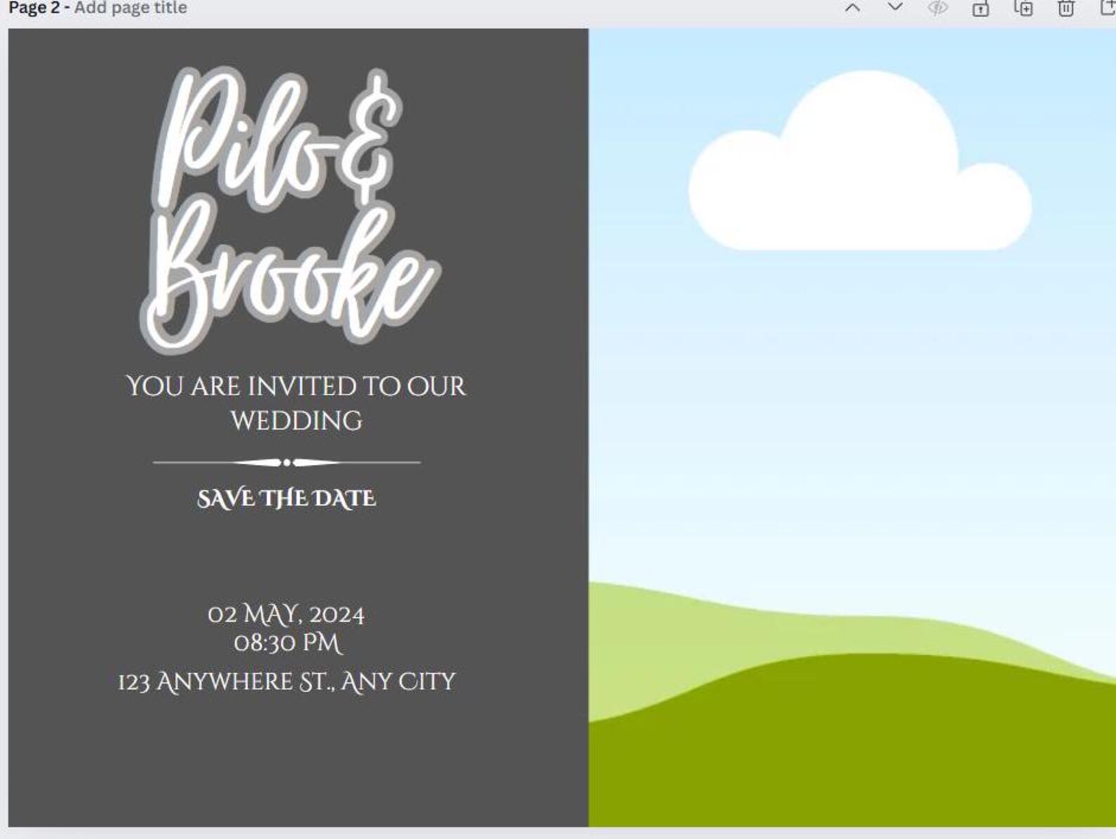 Wedding Invitations/ Invites to Wedding, Personalised to Add Your Own ...