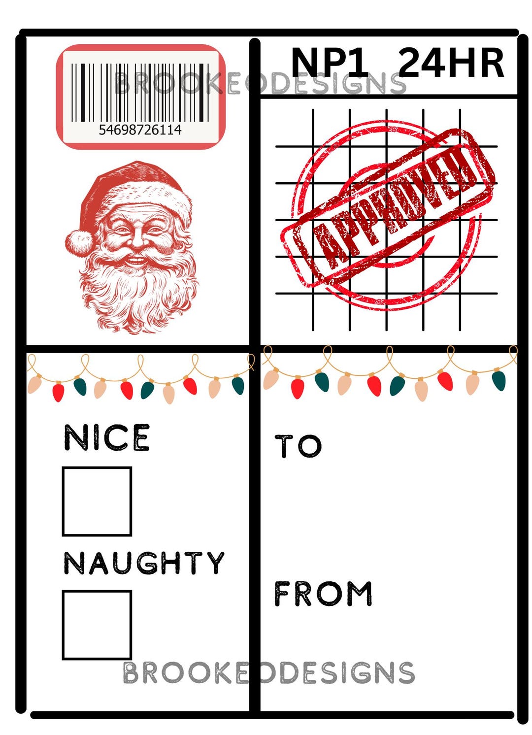 Christmas Postage Label, Sticker Digital Template, Postage Stamp Label ...