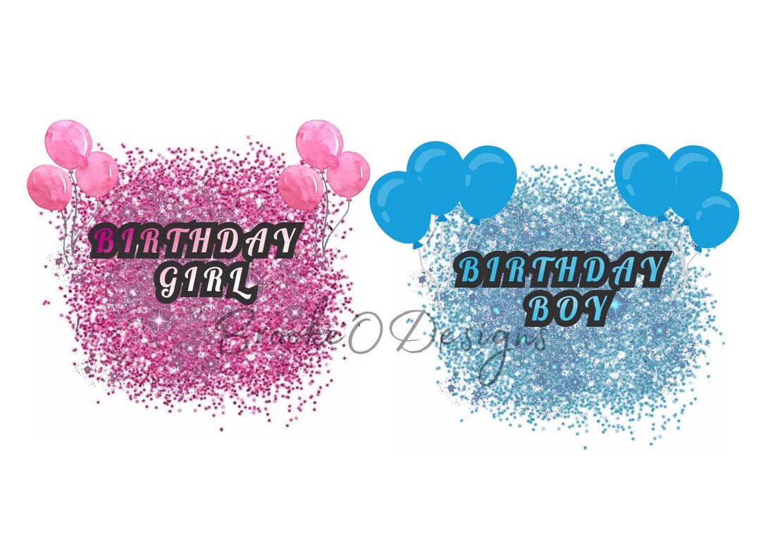 Birthday Girl/boy PNG File Transparent and Background, Sparkle Birthday ...