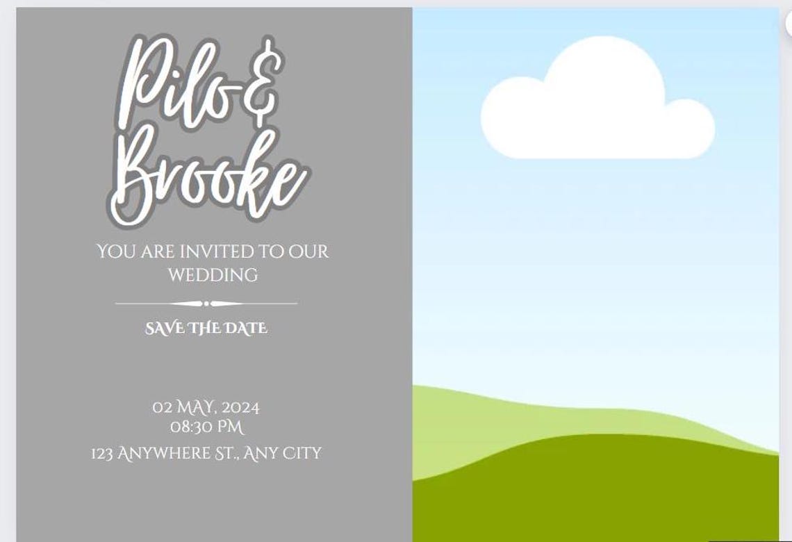 Wedding Invitations/ Invites to Wedding, Personalised to Add Your Own ...