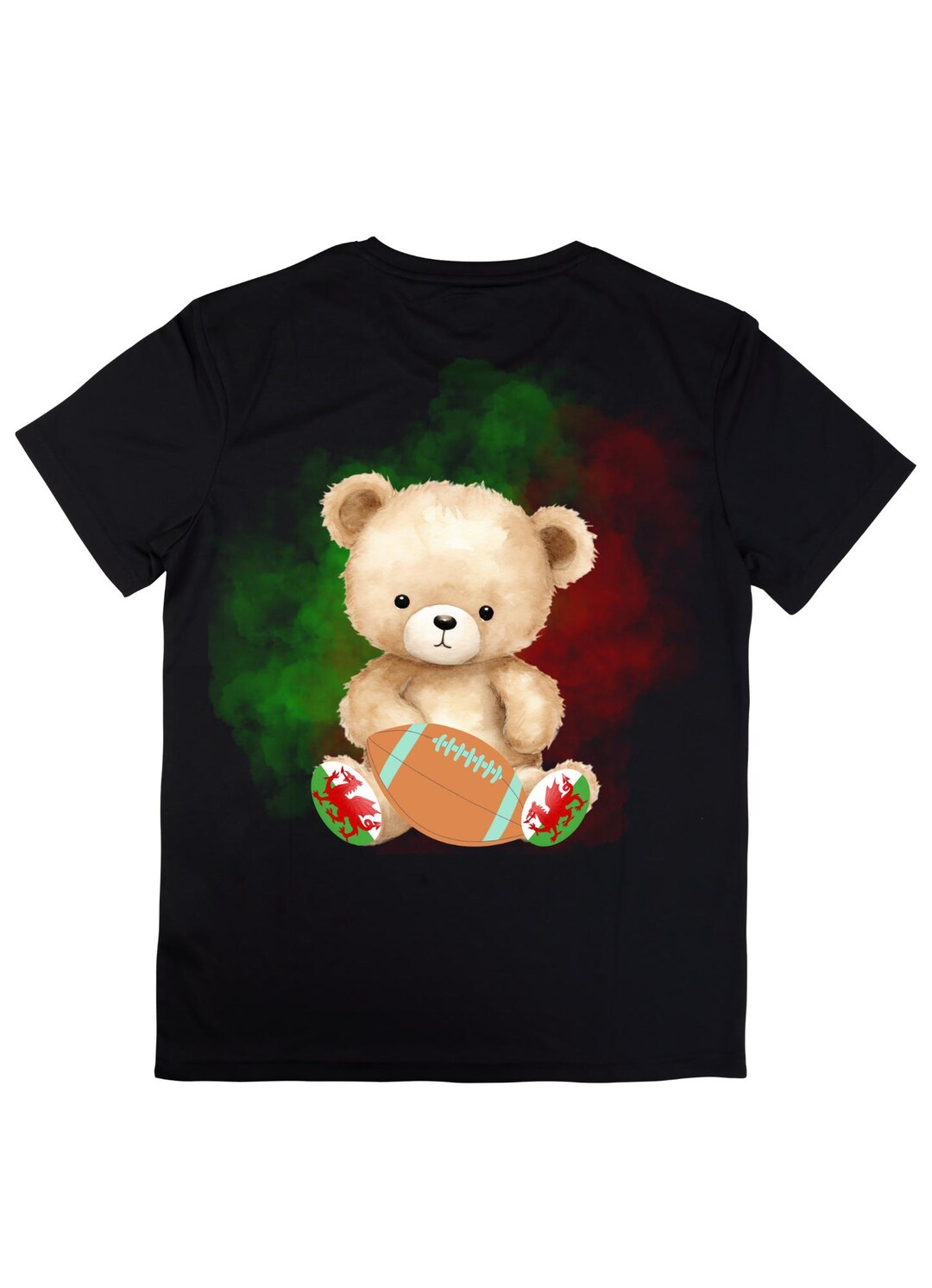 Wales Mad Teddy Bear Rugby Boys Girls PNG Digital Download File Welsh ...