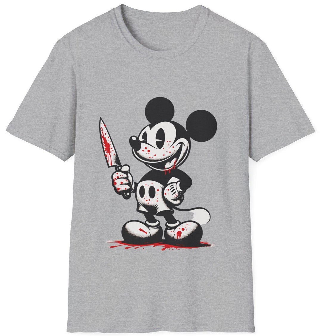 Evil Killer Bloody Mickey Mouse T-shirt - Etsy
