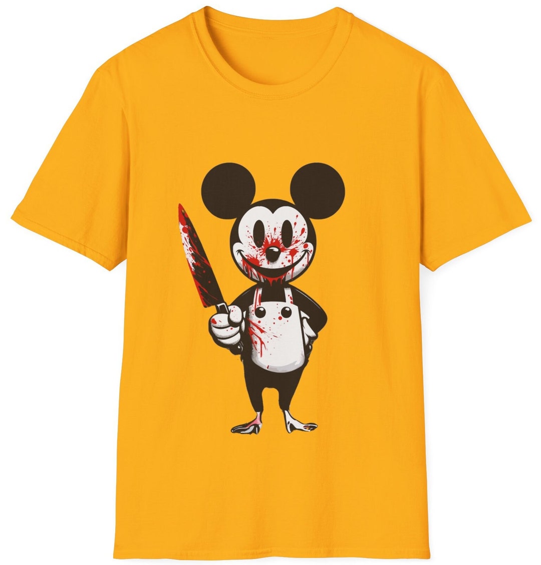 Killer Bloody Evil Mickey Mouse T-shirt - Etsy