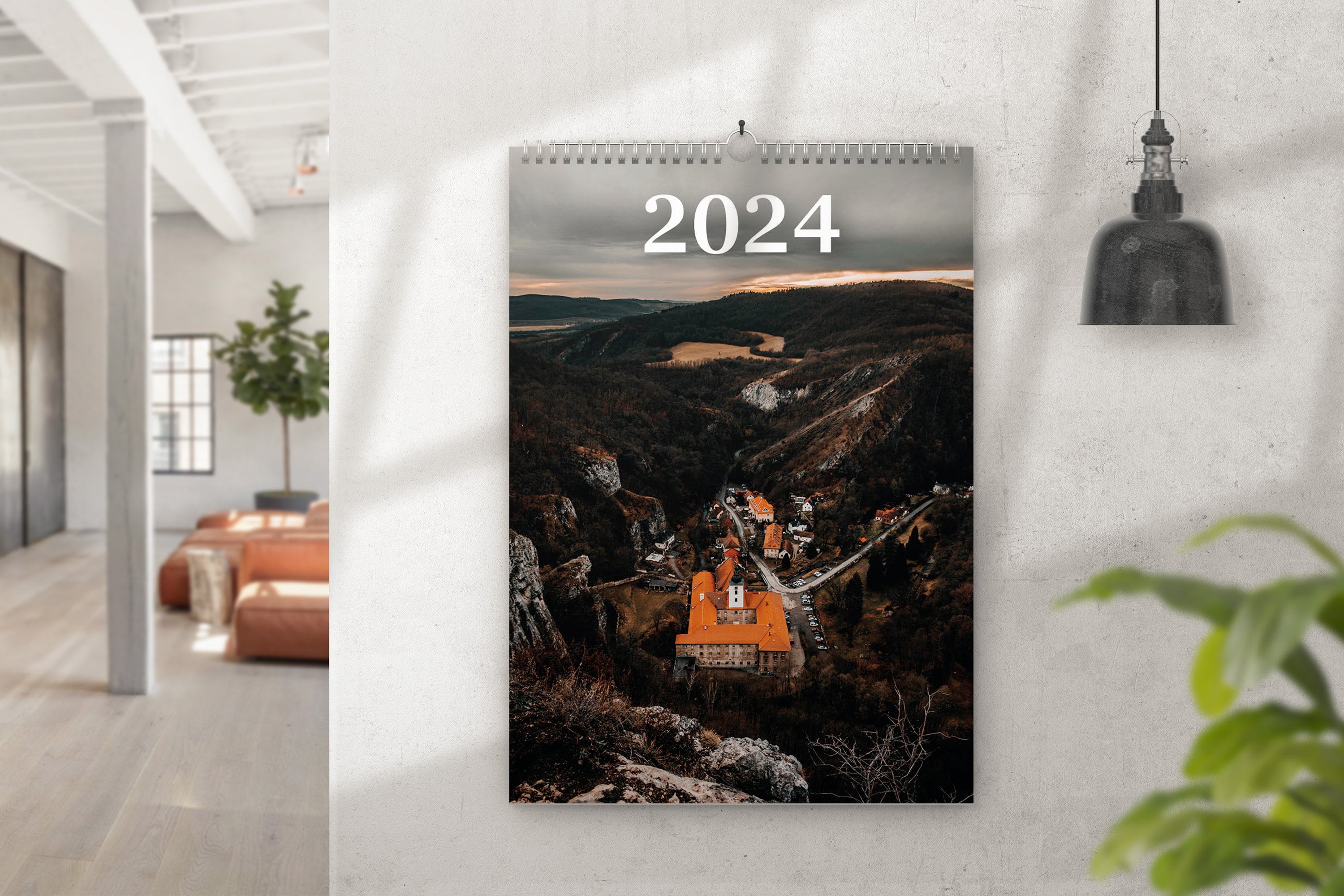 Wall Calendar Template 2024 - Etsy