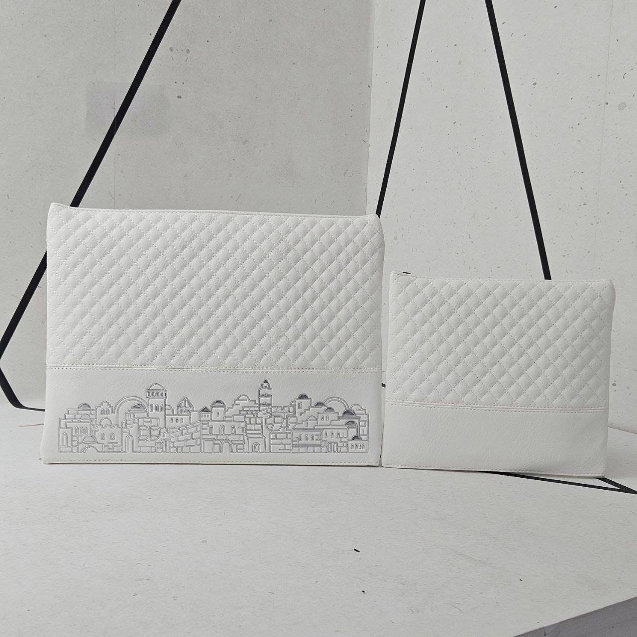 Handmade Judaica Art Talit Case & Tefillin Bag Set, Israeli Tallit for ...