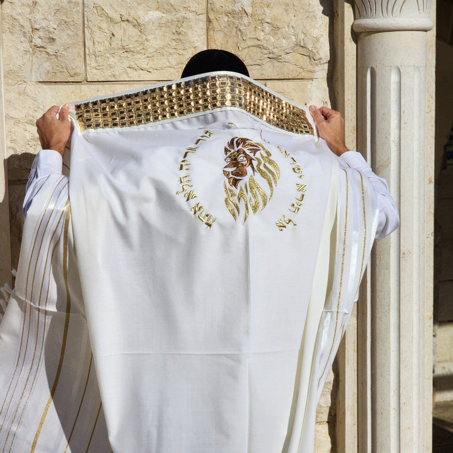 Personalized Tallit for Man traditional Jewish Prayer Shawl Gift for ...