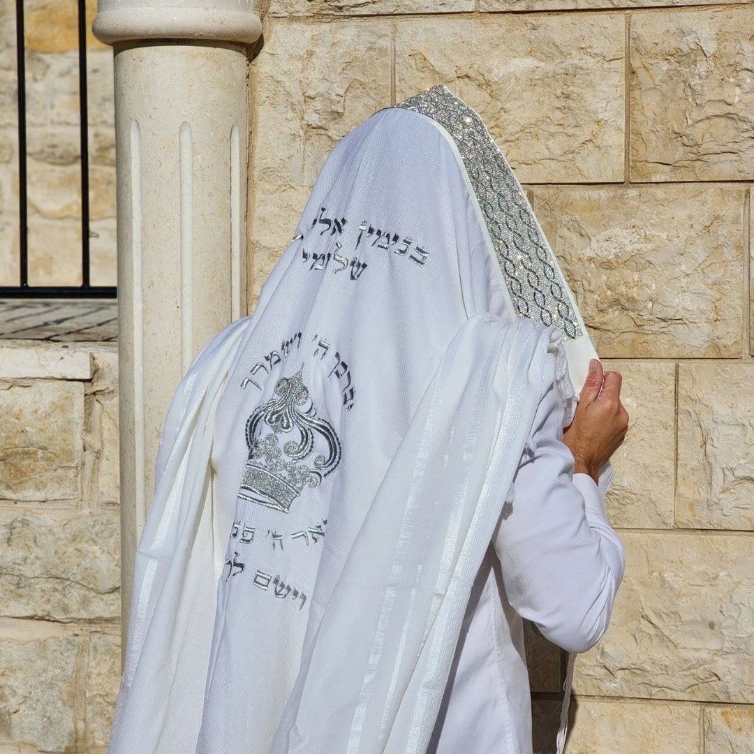 Tallit for Men-handmade Art Wool Talit for Marriage Wool Talit With ...