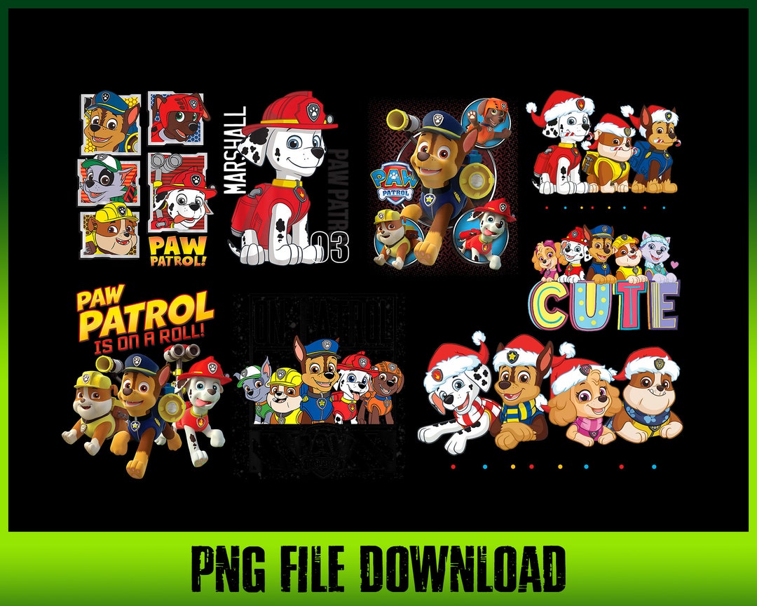 Paw Patrol Png Bundle Patrol Officer Paw Patrol Party Paw Patrol ...