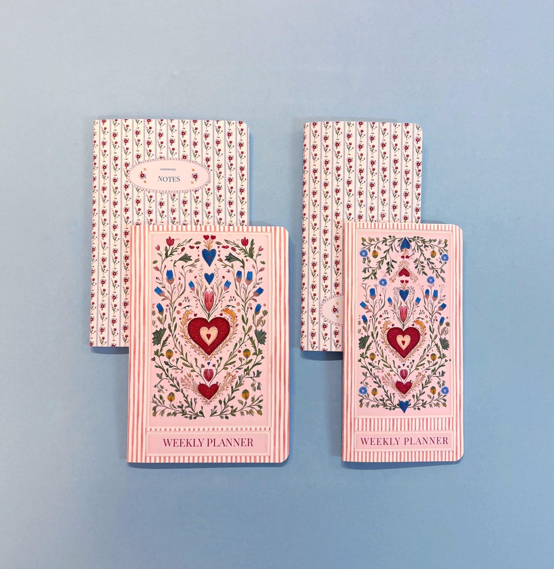 Traveler's Notebook Inserts Set. Weekly, Monthly, Priority, Notes ...