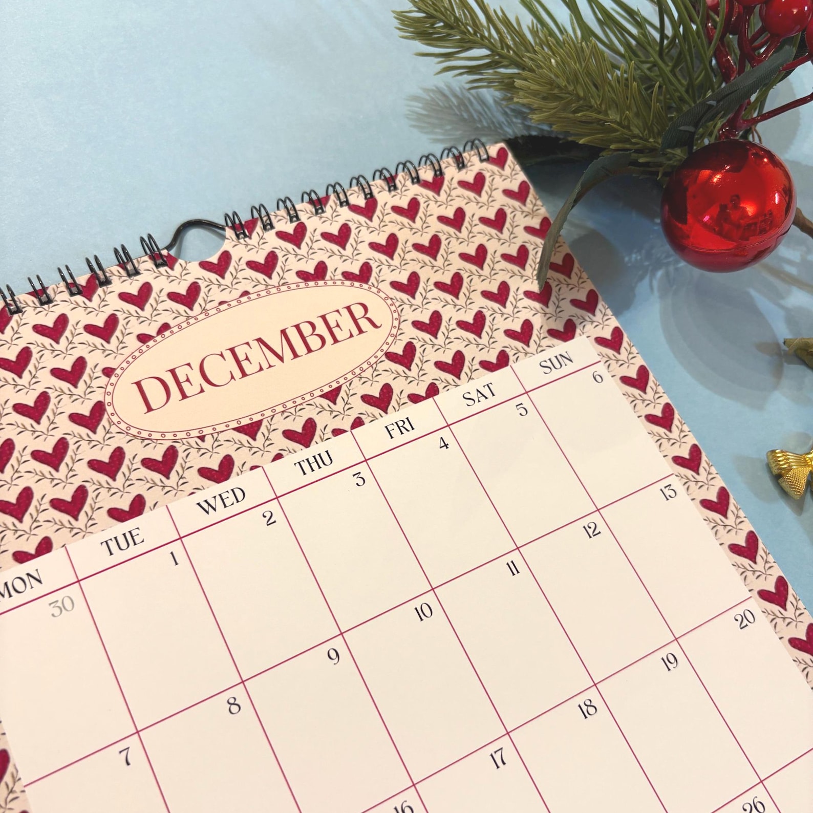 2026 Folk Art Wall Calendar A4 Size. Hanging Calendar. Monthly Planner ...
