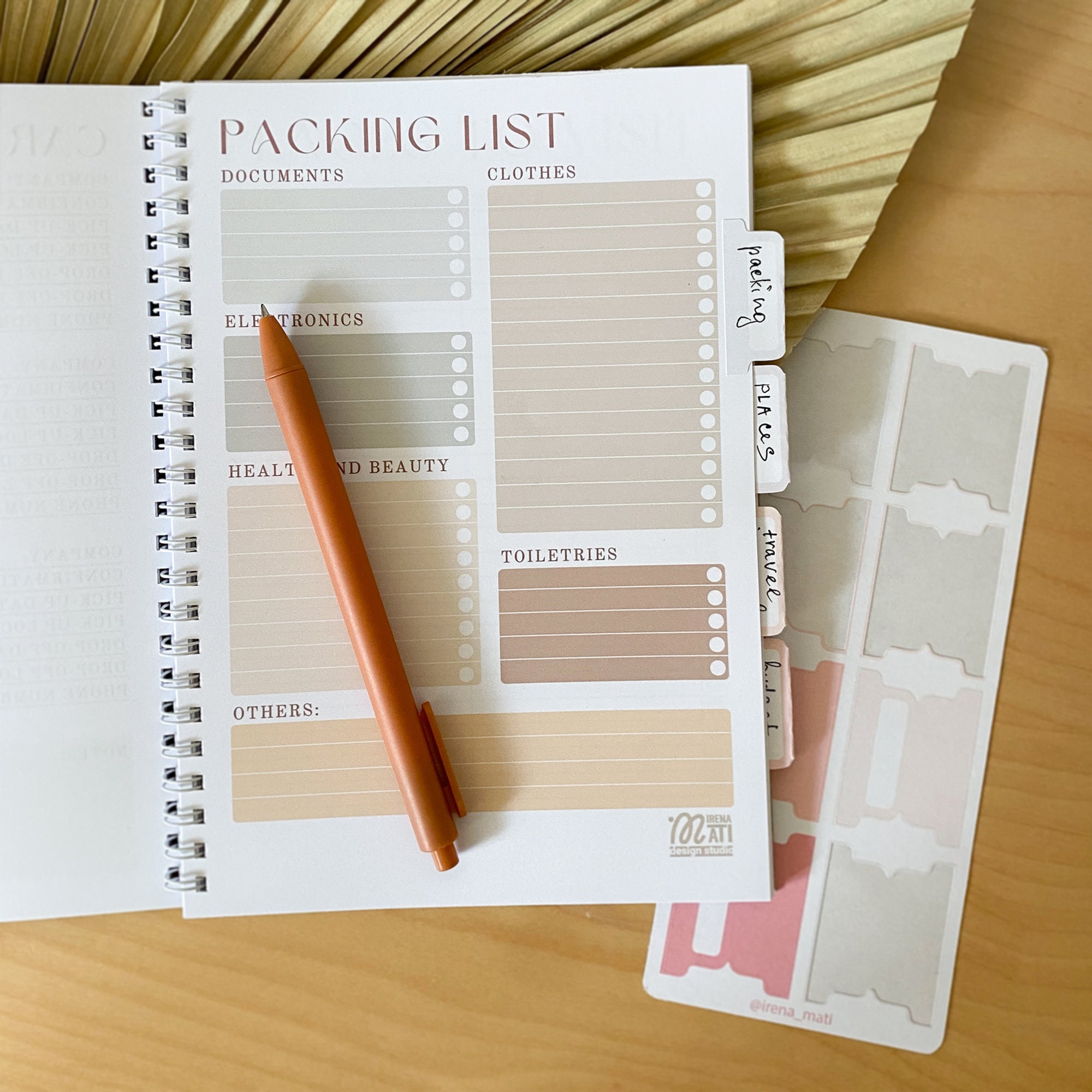 Tab Stickers, Journal & Planner Tab - Etsy