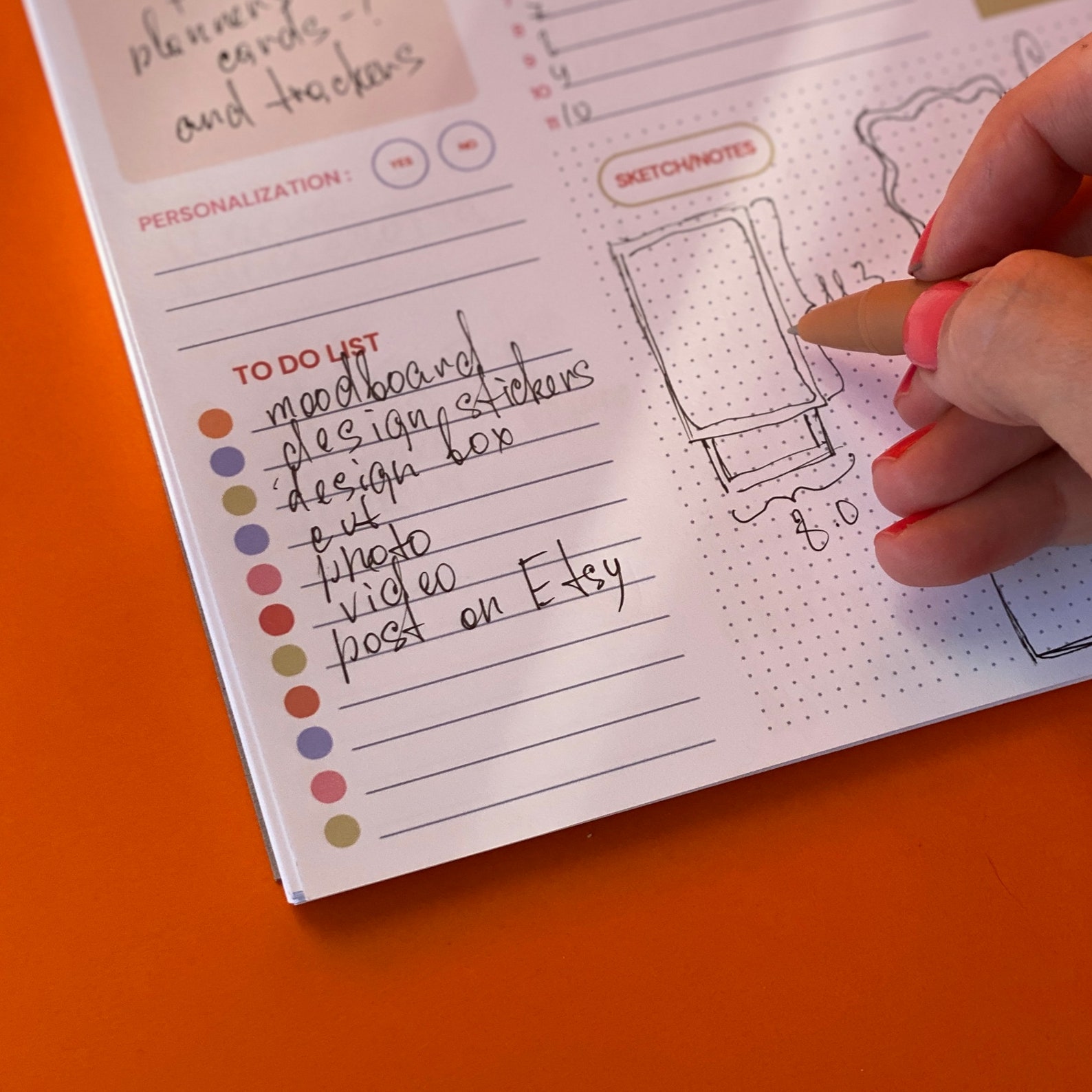 ETSY Project Planner Pad. Project Management Planner for Etsy Sellers ...