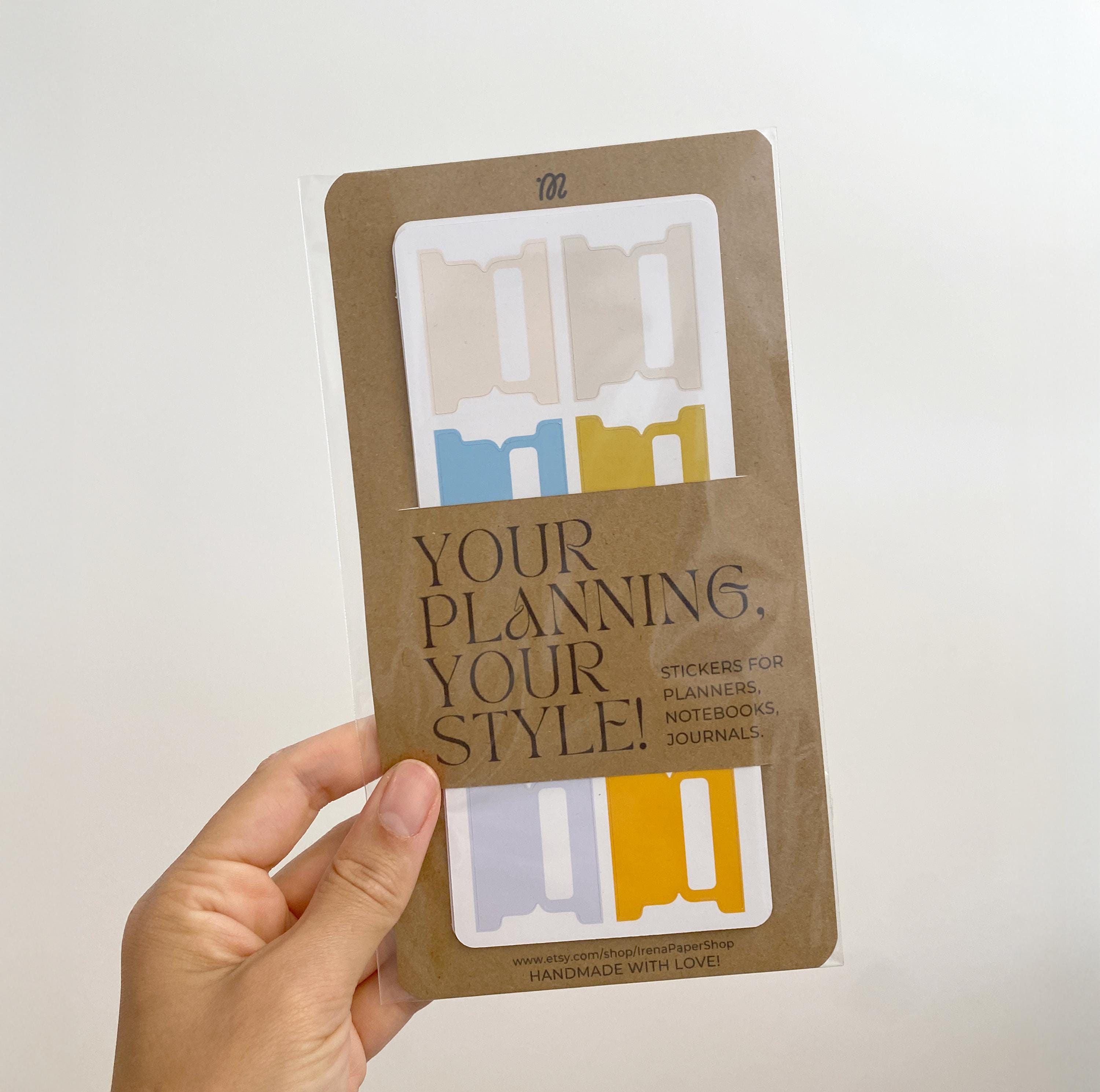 Tab Stickers, Journal & Planner Tab - Etsy