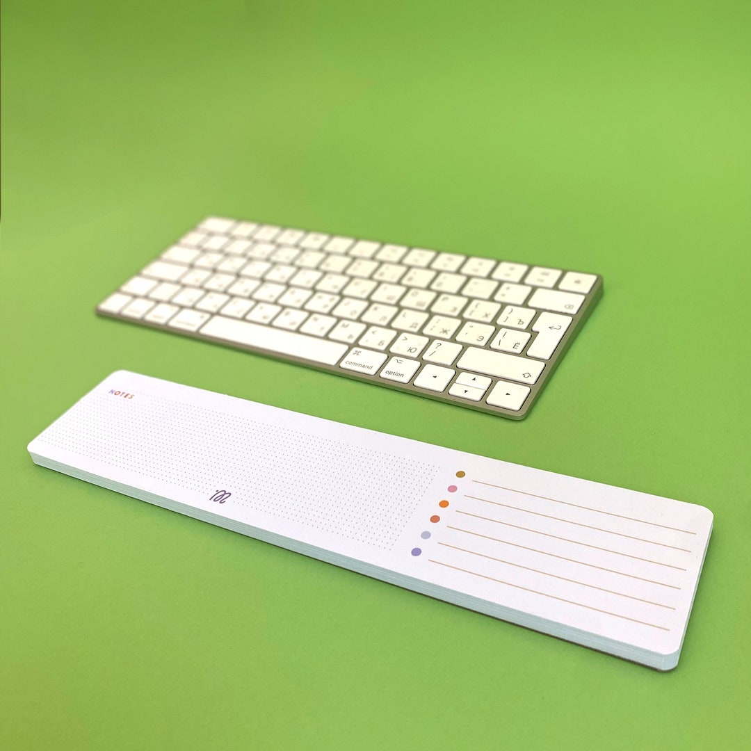 Keyboard To-do & Note Desk Pad. Modern Weekly Keyboard Planner. - Etsy