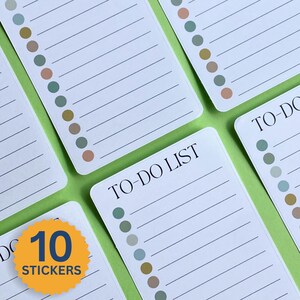 To-do List Stickers. Planner Sticker Set – 10 Sheets. for Notebooks ...