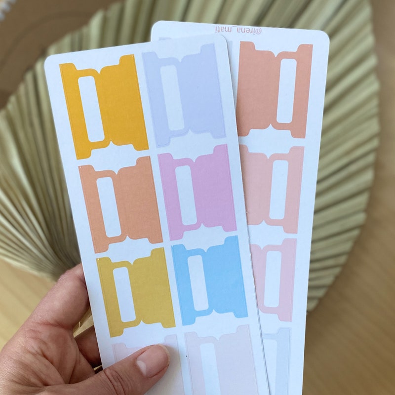 Tab Stickers - Etsy