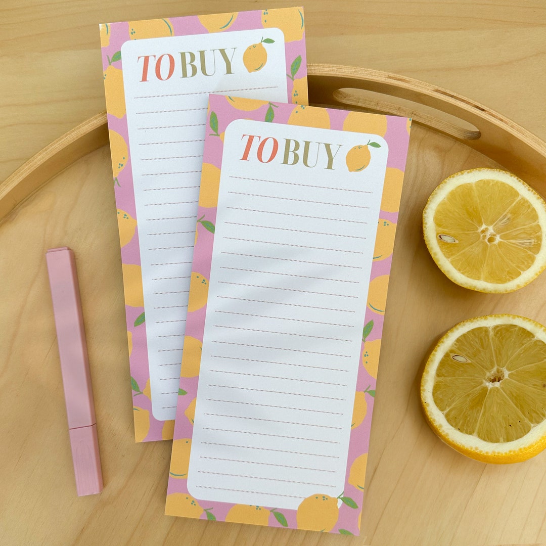 Grocery List Notepads. Shopping List. - Etsy