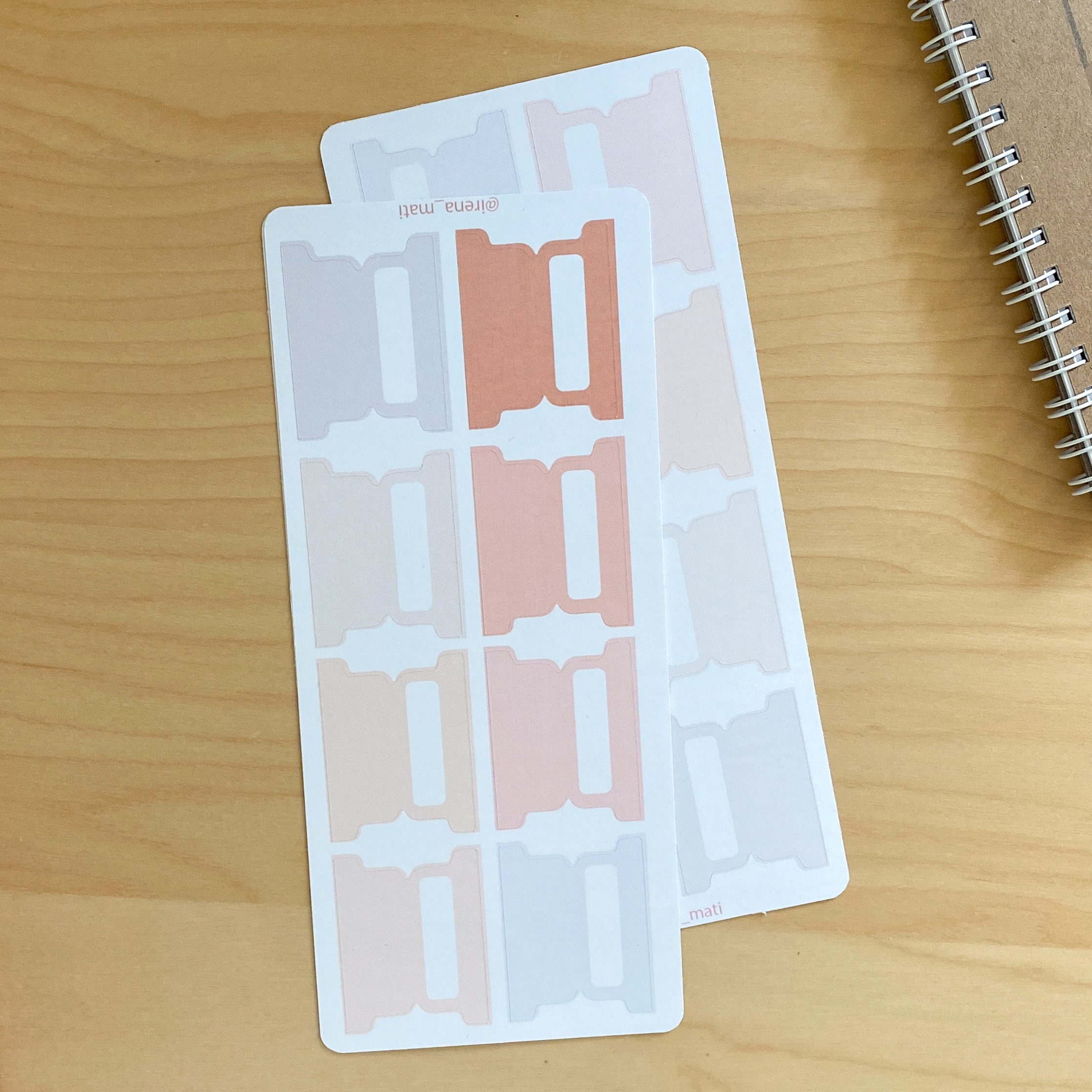 Tab Stickers, Journal & Planner Tab - Etsy