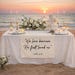 Christian Wedding Table Runner, Bible Verse Table Decor, Beach Wedding ...