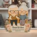 Personalized Wooden Block, Old Couple Anniversary Gift - Etsy