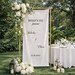 Personalized Wedding Linen Banner, Custom Fabric Wedding Sign, Rustic ...