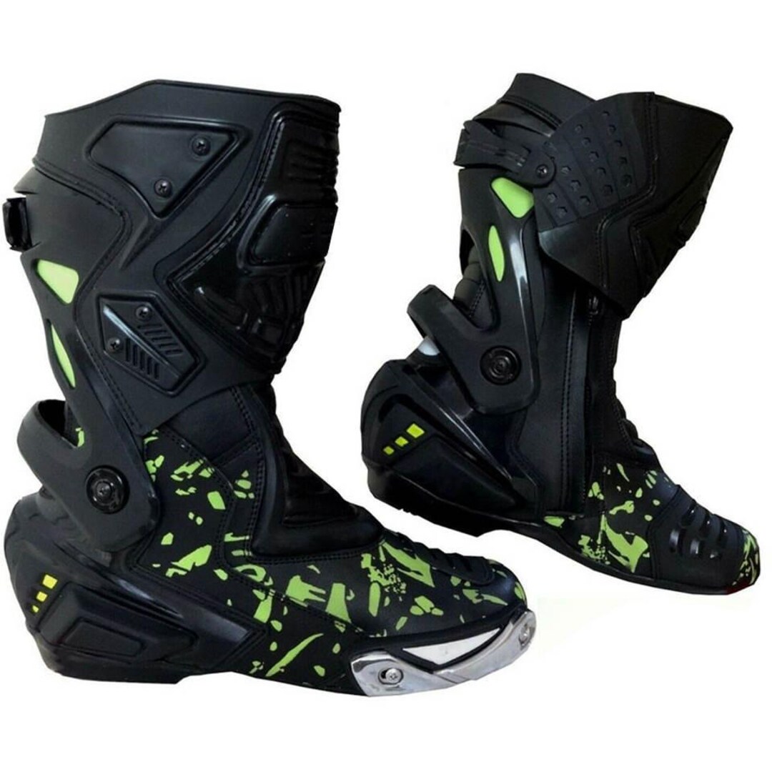 Top Selling Leather Sports Motorcycle Shoes Riding Racing Motorbike ...