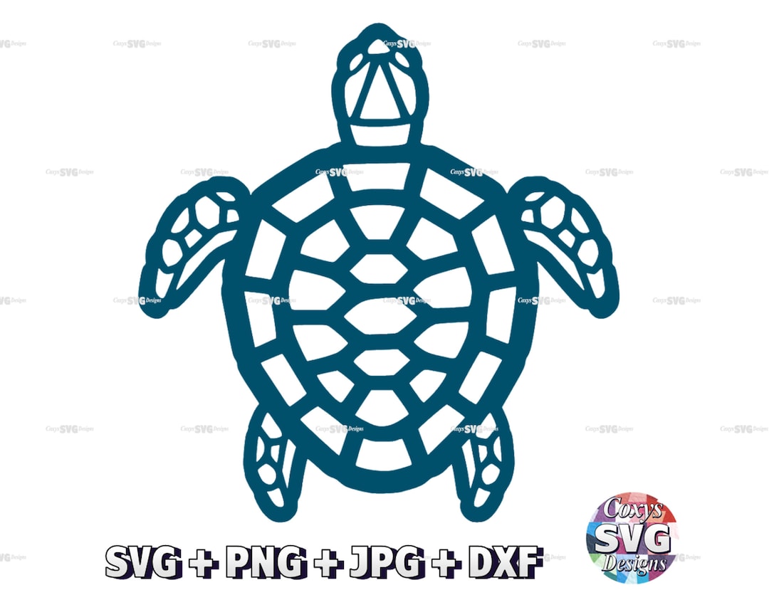 Sea Turtle SVG Instant Digital Download File Vector Graphic PNG JPG Dxf ...